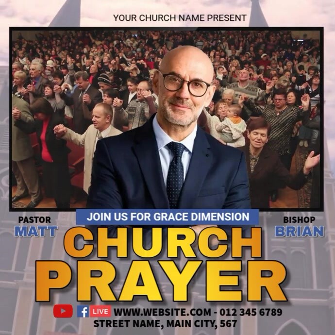 Copy of Church Prayer Ads | PosterMyWall