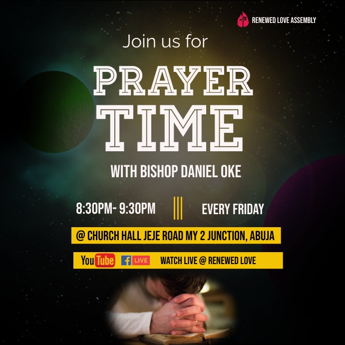 CHURCH PRAYER AND FASTING FLYER Template | PosterMyWall