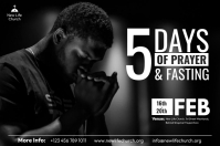 21 days of prayer and fasting poster Template | PosterMyWall