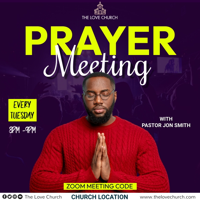 Copy of Church Prayer | PosterMyWall