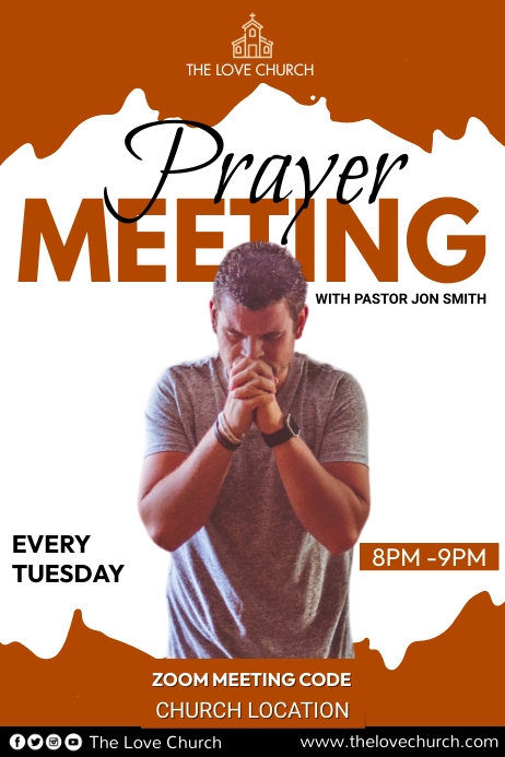 Church Prayer Template | PosterMyWall