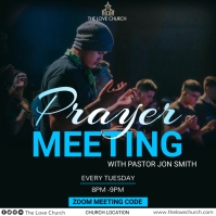 zoom prayer meeting Template | PosterMyWall