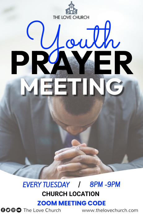 Church Prayer Template | PosterMyWall