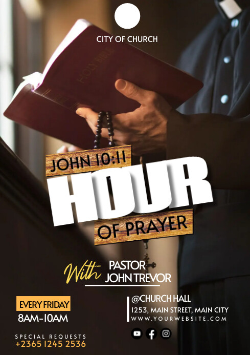 church prayer Template | PosterMyWall