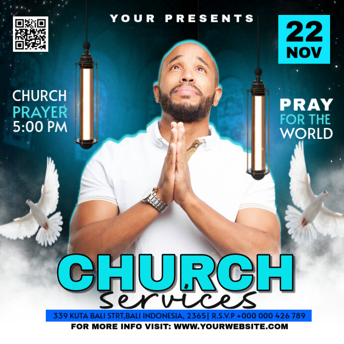 Church PRAYER Flyer Template | PosterMyWall