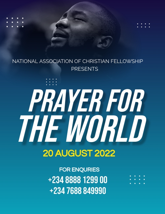 CHURCH PRAYER FLYER Template | PosterMyWall