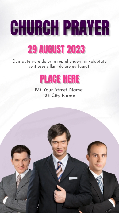 Church Prayer Invitation Instagram Story Template | PosterMyWall