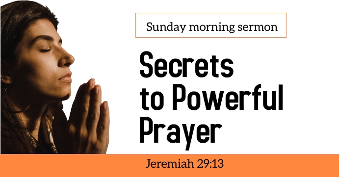 church prayer poster template | PosterMyWall