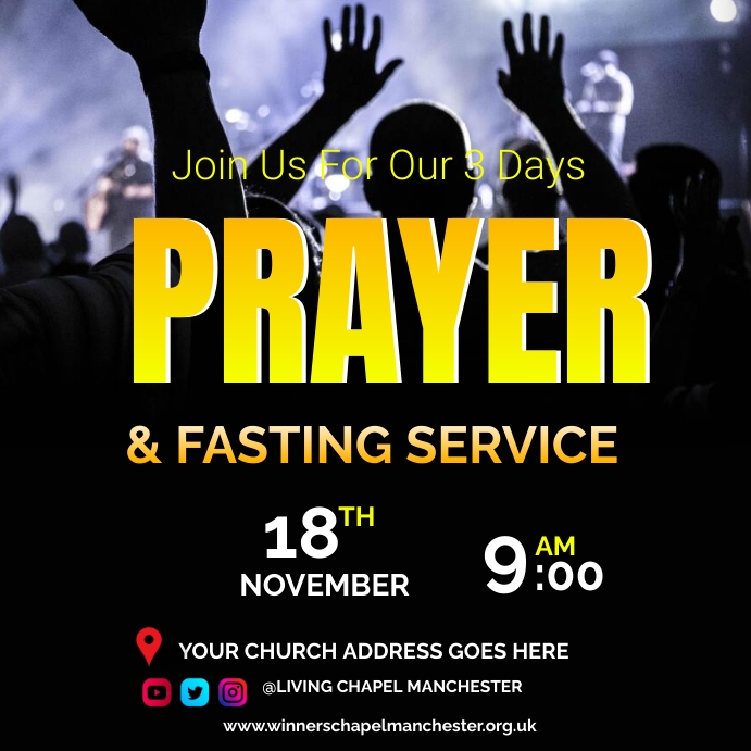 church prayer poster template | PosterMyWall