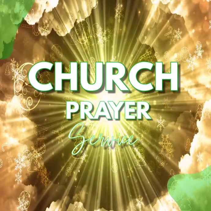 Church Prayer Service Template | PosterMyWall