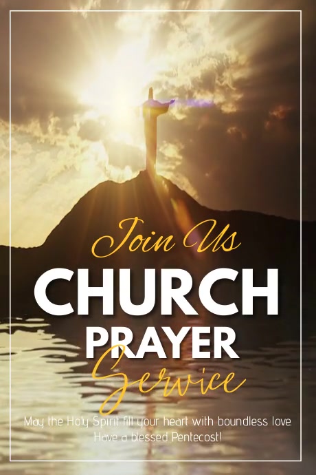 church prayer service Template | PosterMyWall