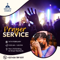 Church Prayer service flyer Template | PosterMyWall