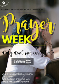 Church prayer week Flyer Template | PosterMyWall