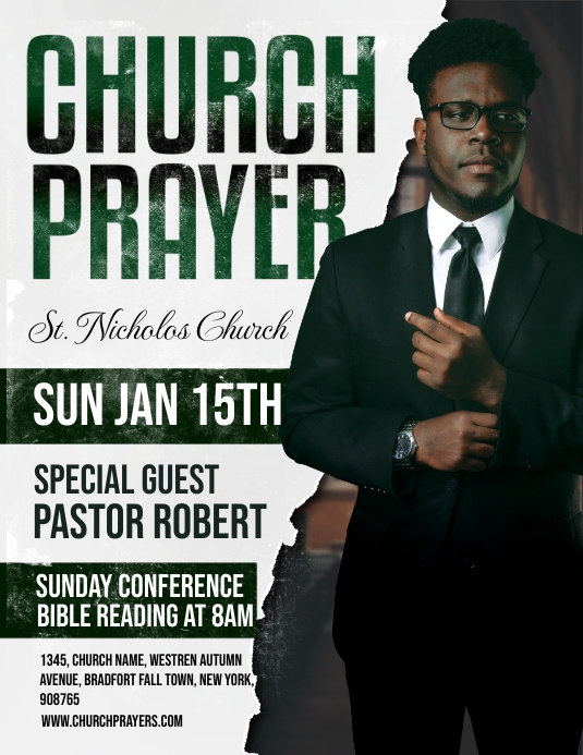 Church Prayers Flyer Template | PosterMyWall