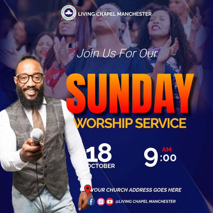 Copy of CHURCH PROGRAM | PosterMyWall