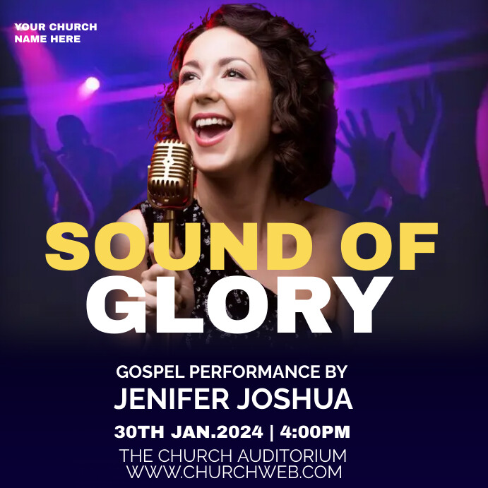 church program Template | PosterMyWall