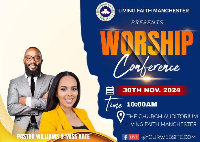 Plantilla de CHURCH PROGRAM | PosterMyWall