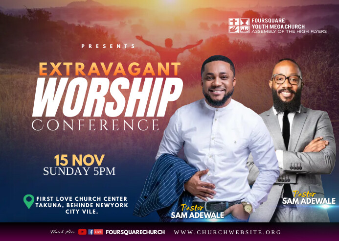 church program Template | PosterMyWall