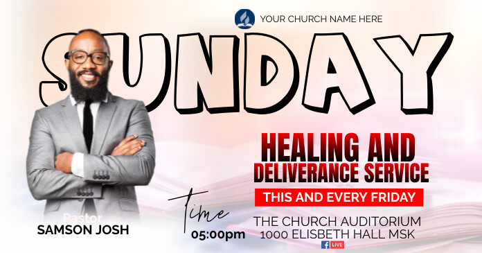 church program Template | PosterMyWall