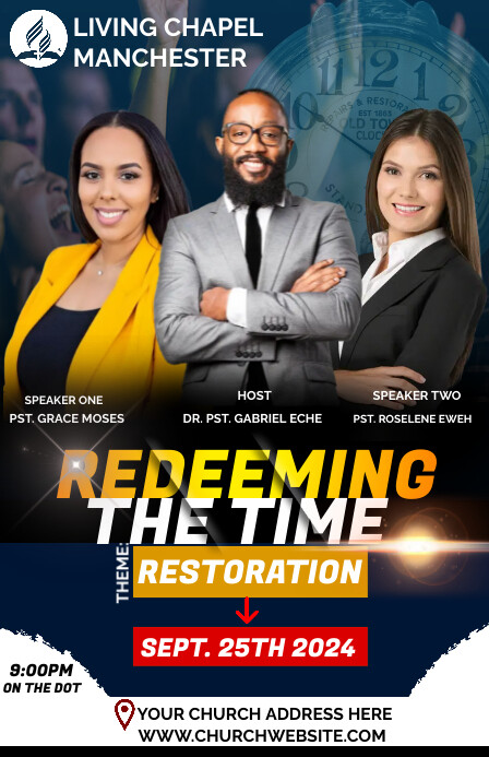 Copy of church program | PosterMyWall