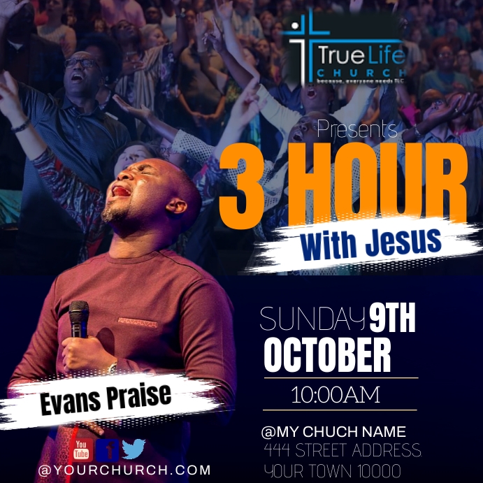 church program Template | PosterMyWall