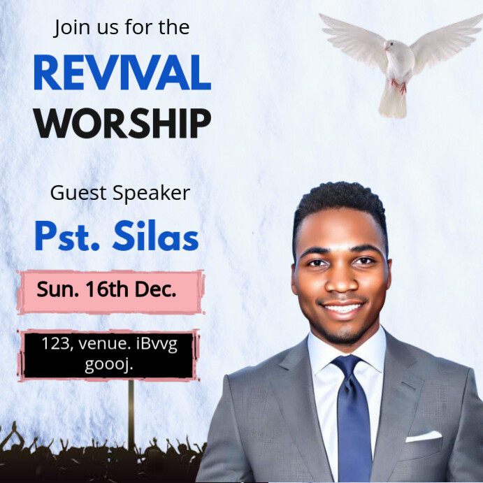 Church program Template | PosterMyWall