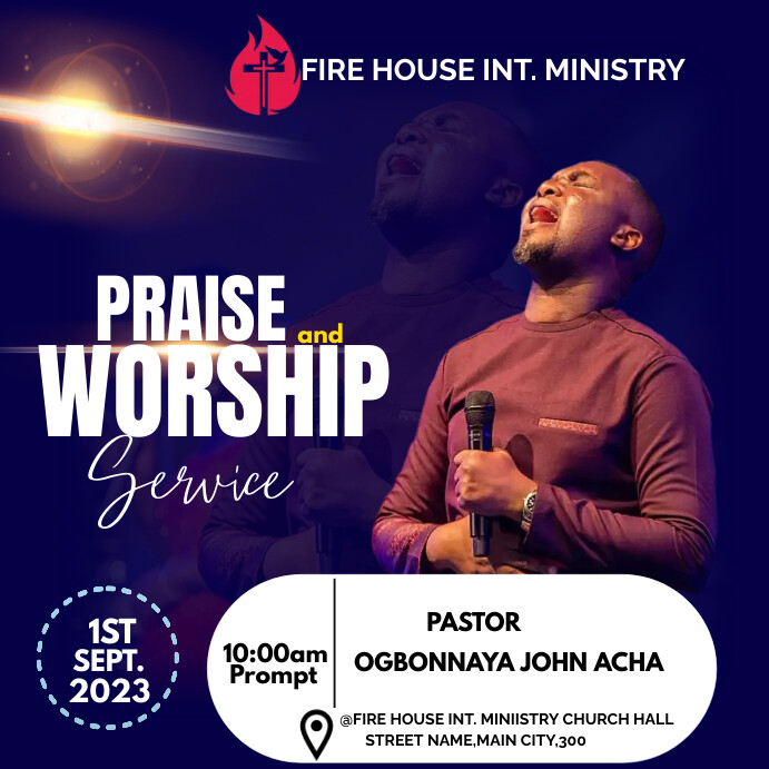 CHURCH PROGRAM Template | PosterMyWall