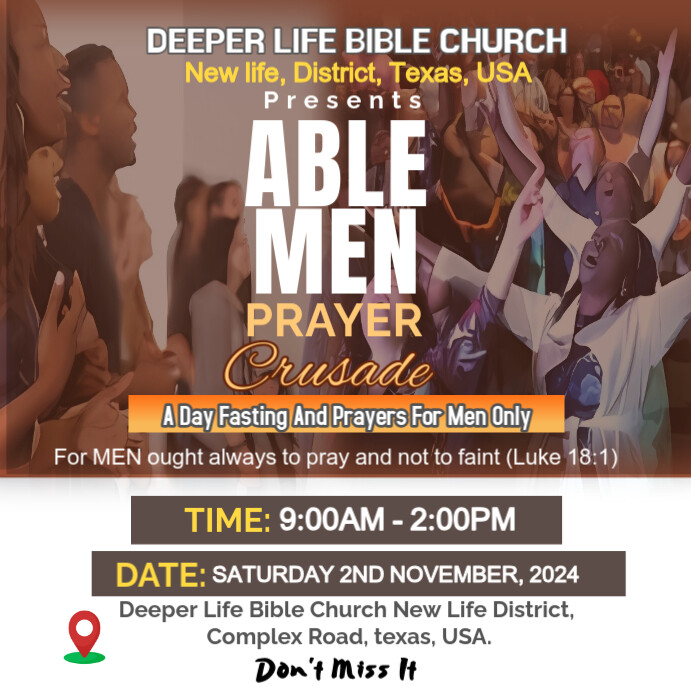 Church program design template | PosterMyWall