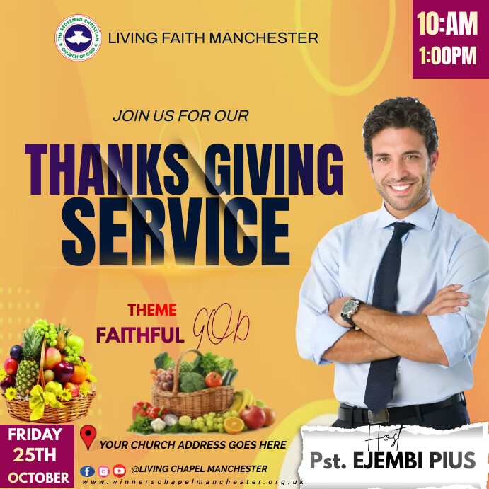 church program Template | PosterMyWall