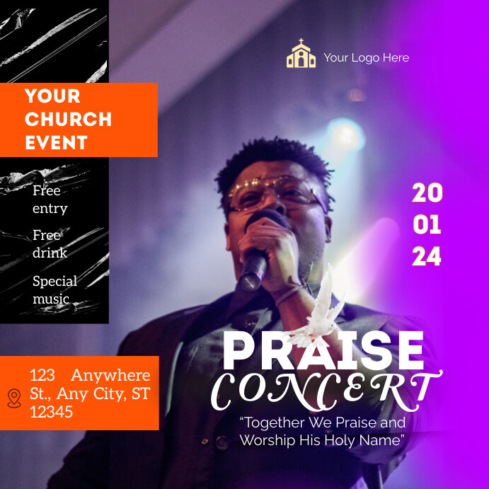 Copy of Church Program | PosterMyWall