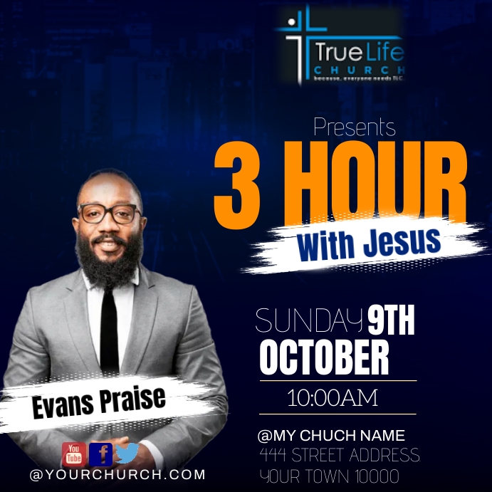 church program Template | PosterMyWall