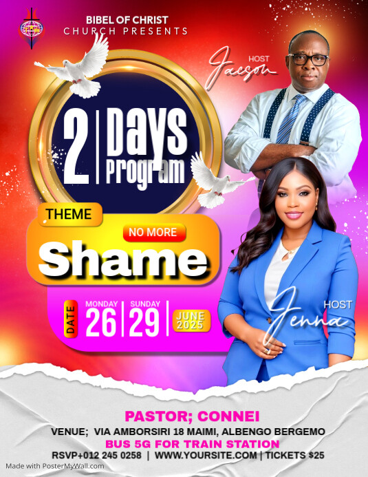 CHURCH PROGRAM Template | PosterMyWall