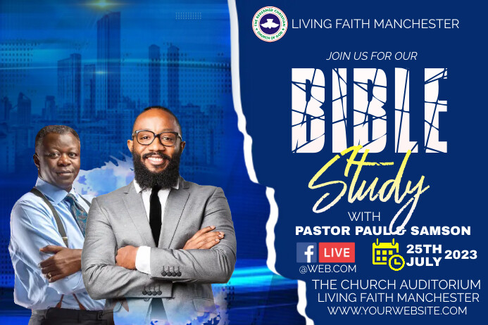 Plantilla de church program | PosterMyWall