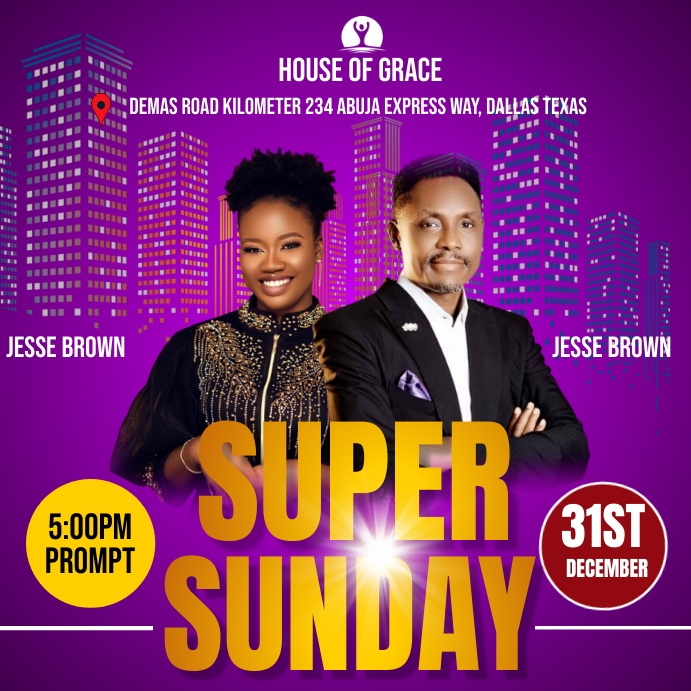 church program Template | PosterMyWall