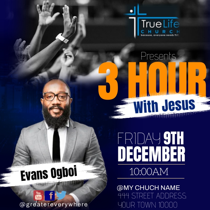 church program Template | PosterMyWall