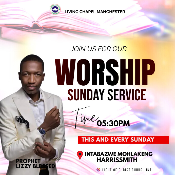 CHURCH PROGRAM Template | PosterMyWall