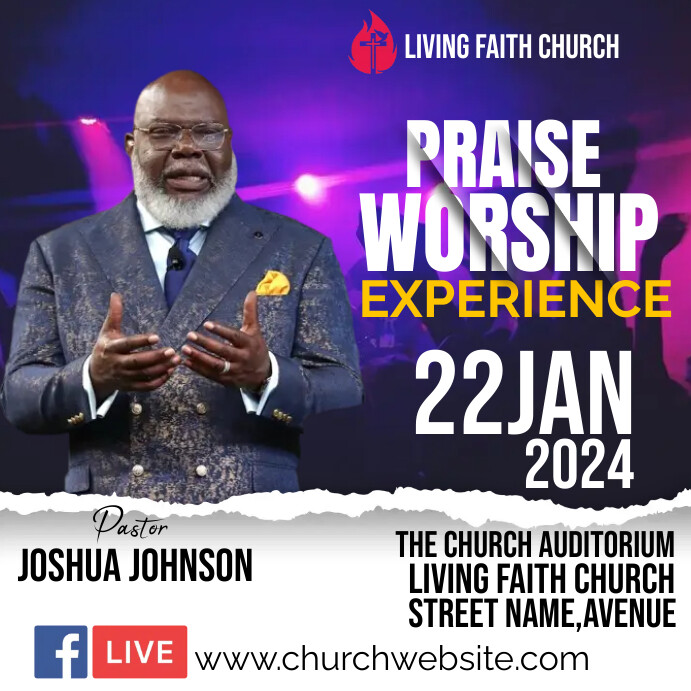 CHURCH PROGRAM Template | PosterMyWall