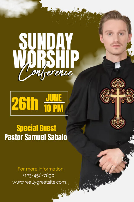 CHURCH PROGRAM Template | PosterMyWall