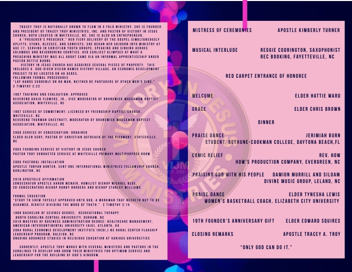 Church Program Inside Template | PosterMyWall