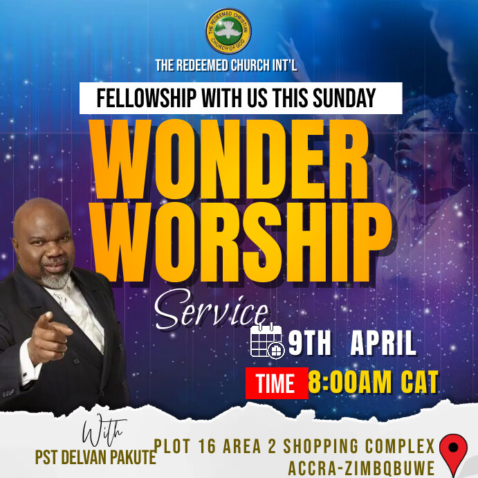 church program poster flyers Revival meeting Template | PosterMyWall