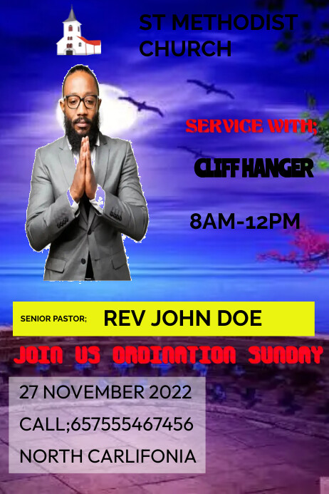 church programme Template | PosterMyWall