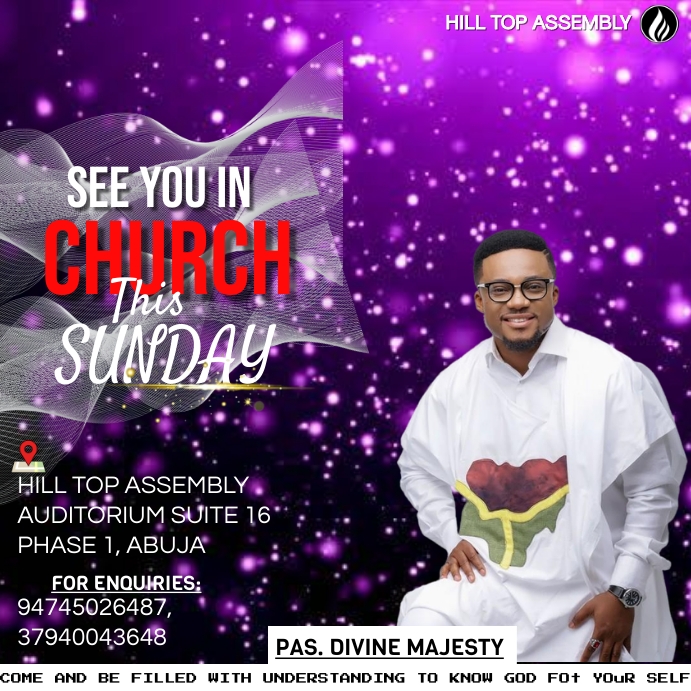 Plantilla de Church programme | PosterMyWall