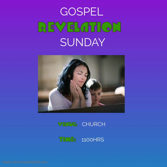 church programme Template | PosterMyWall