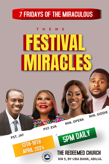 Church Programs Template | PosterMyWall