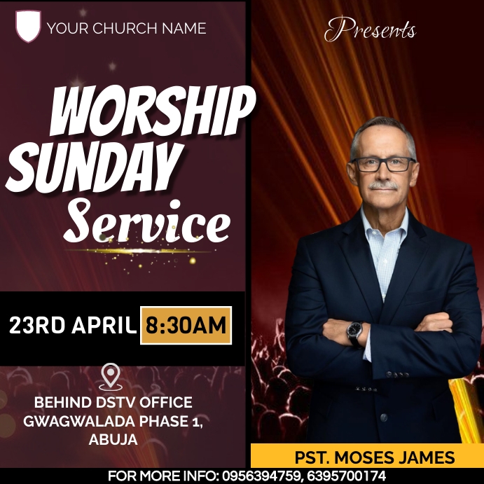 Church publication Template | PosterMyWall