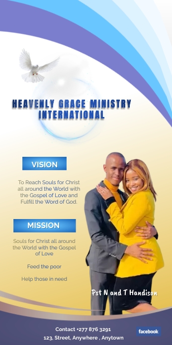 Church pull up banner template | PosterMyWall