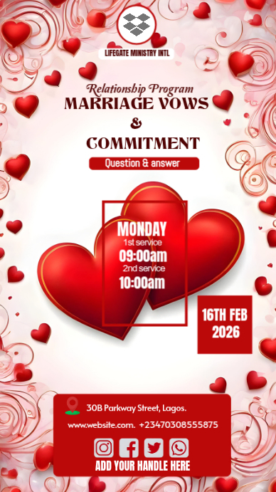 Copy of Church Relationship Flyer | PosterMyWall