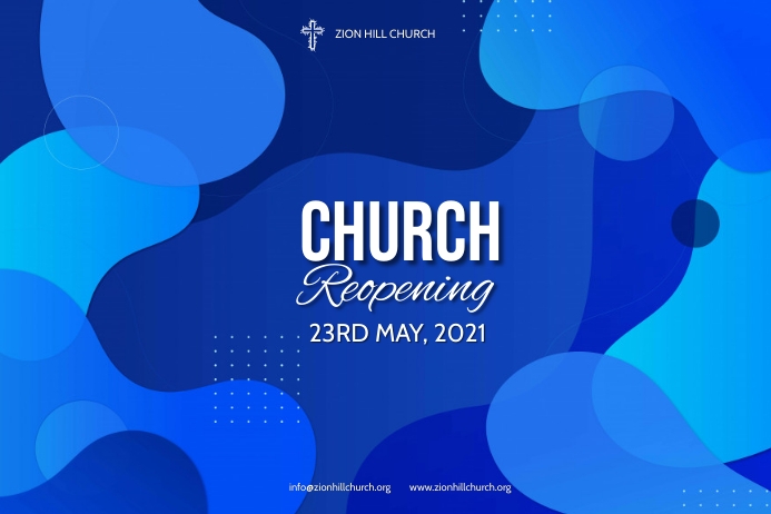 Copy of church reopening flyer | PosterMyWall