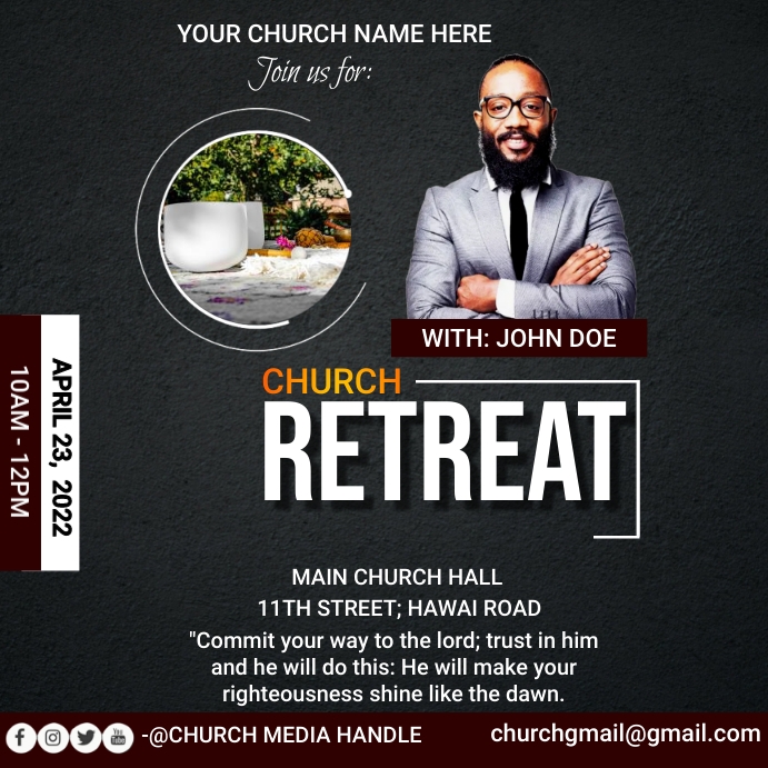 church retreat Template | PosterMyWall