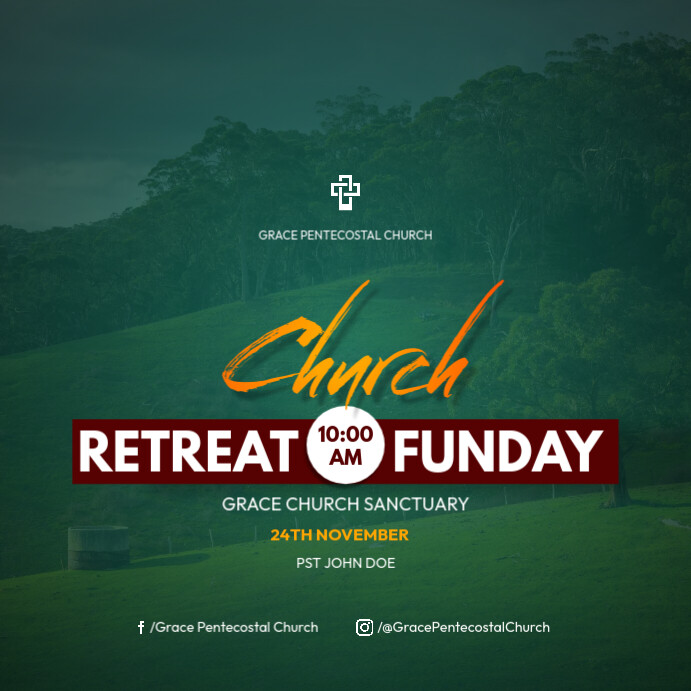 church retreat Template | PosterMyWall